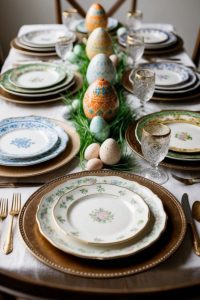 37 Rustic Easter Tablescape Ideas: Charming DIY Decor for Your Spring ...