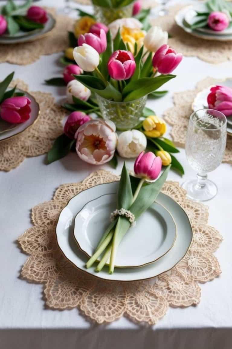 30 Spring Floral Tablescape Ideas to Brighten Your Home