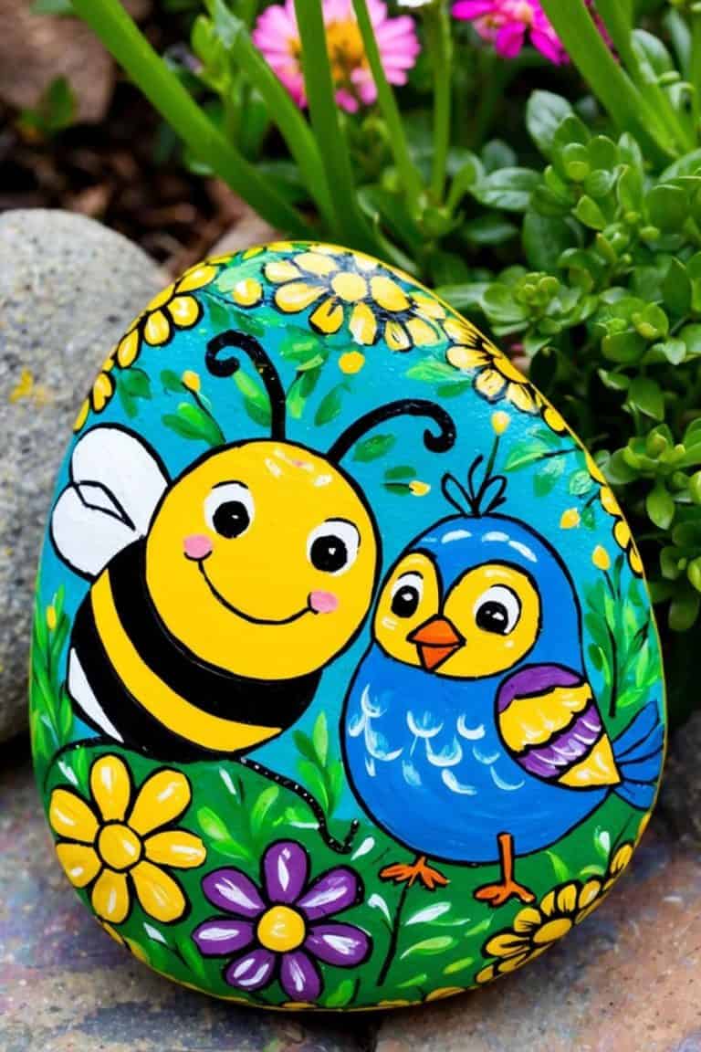 17 Bee Painted Rock Ideas for Fun DIY Crafts: Buzzworthy Garden and ...