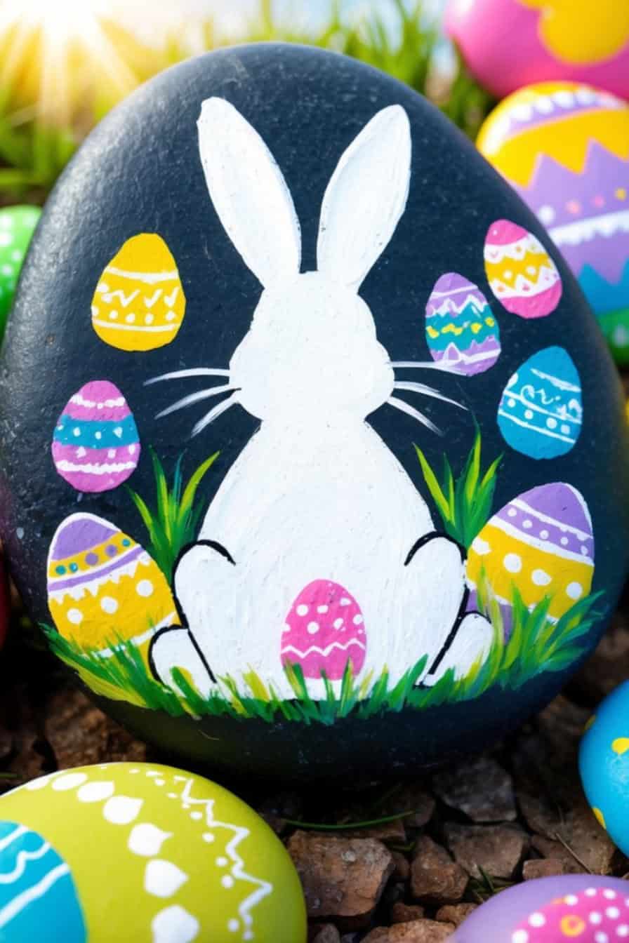25 Fun Easter Painted Rock Ideas for Festive Spring Decor: Cute and ...