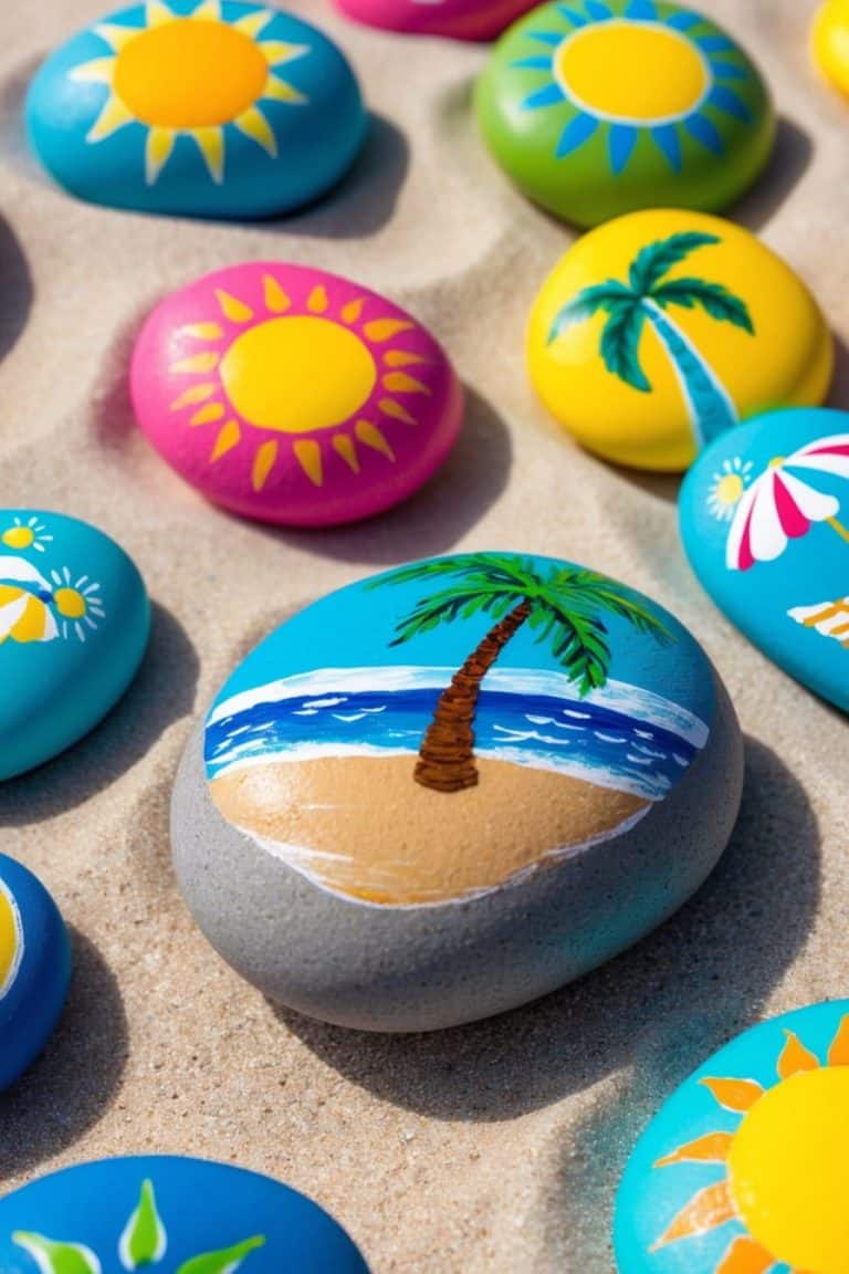 36 Summer Painted Rock Ideas: Easy and Fun Designs to Brighten Your ...