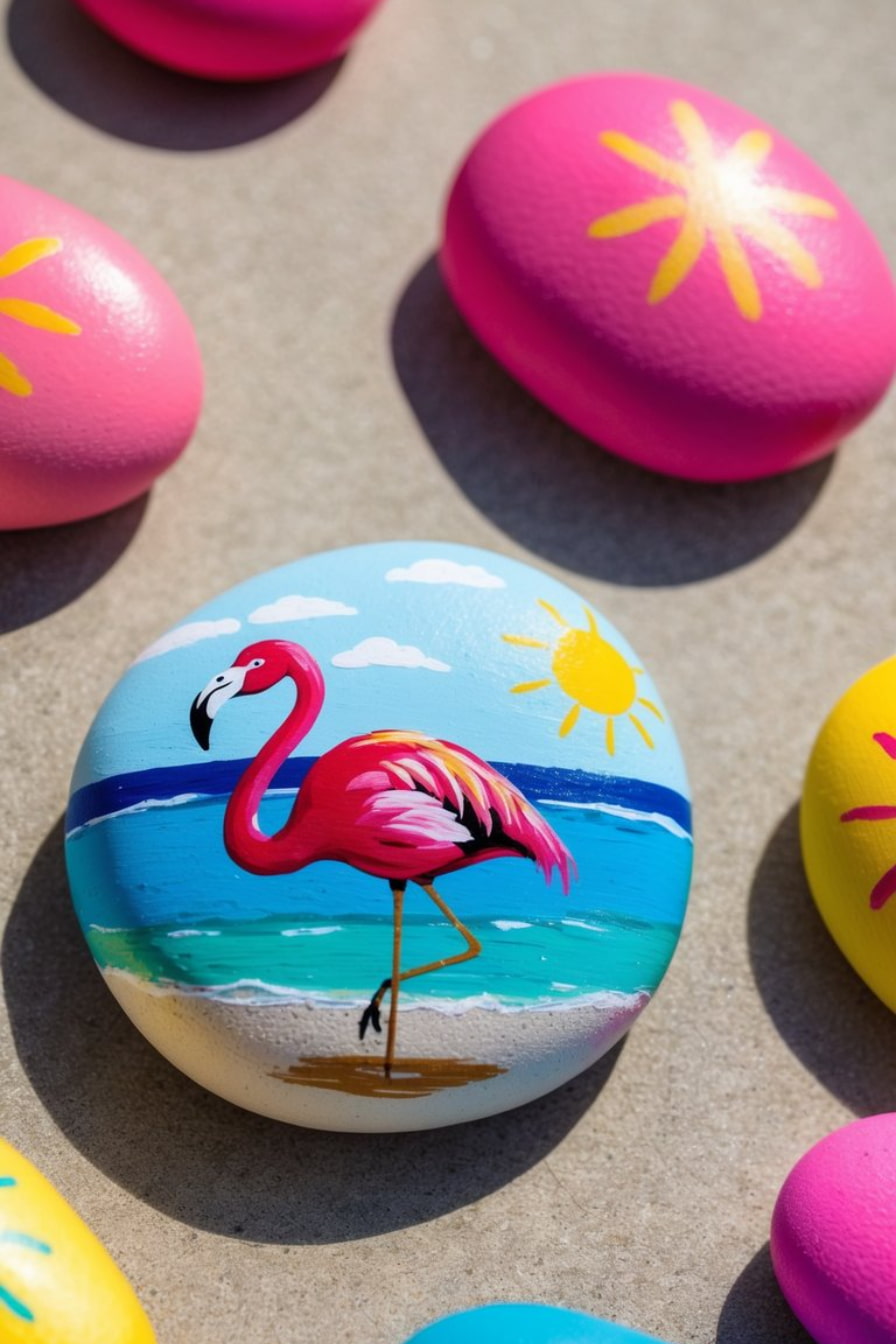 36 Summer Painted Rock Ideas: Easy and Fun Designs to Brighten Your ...