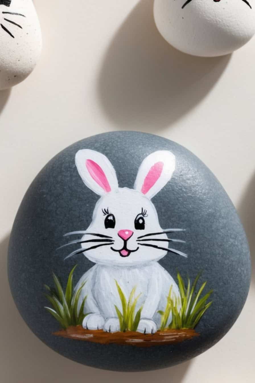 21 Bunny Painted Rock Ideas: Adorable Easter Crafts for Spring Celebrations