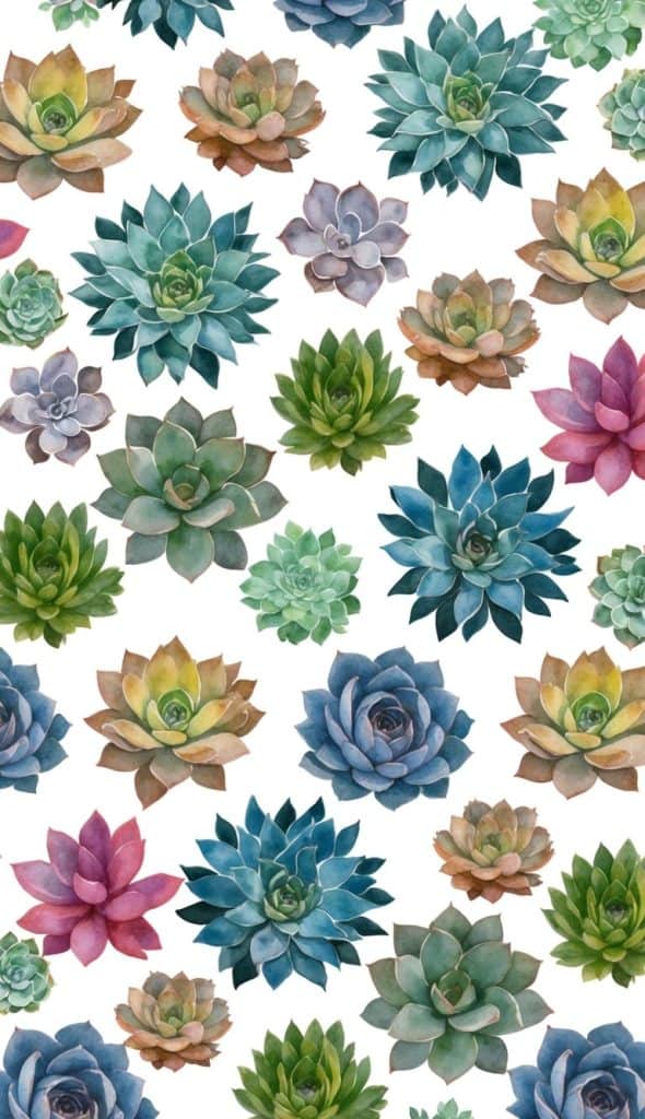 14 Succulent iPhone Wallpapers to Refresh Your Home Screen