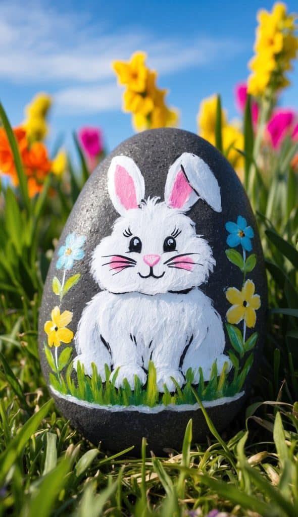 21 Bunny Painted Rock Ideas: Adorable Easter Crafts for Spring Celebrations