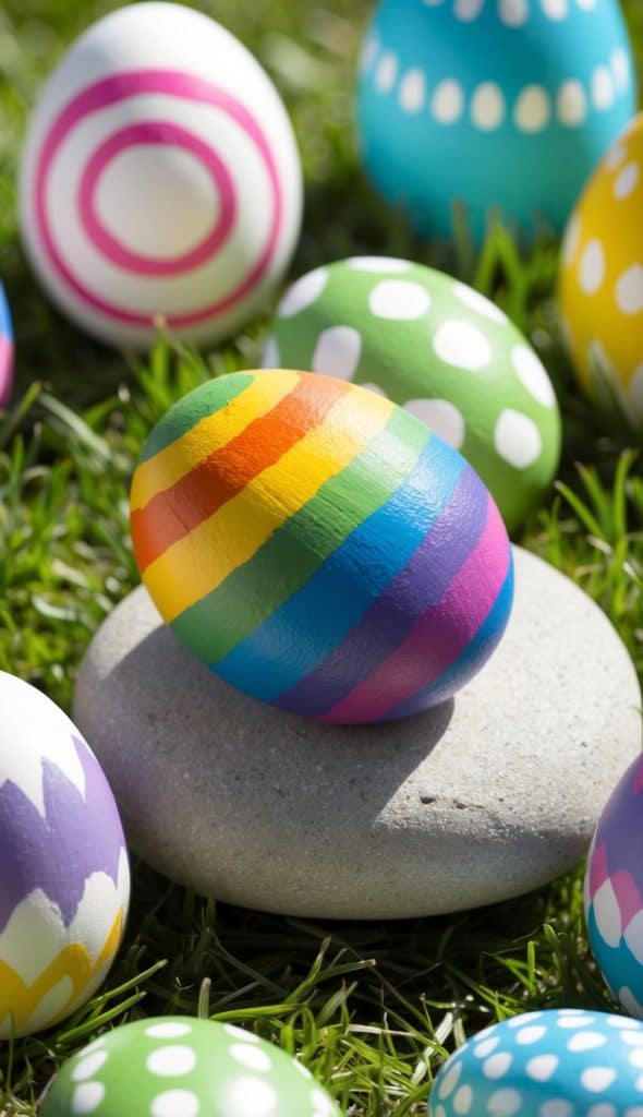 29 Easter Egg Painted Rock Ideas: Creative Ways to Brighten Your ...
