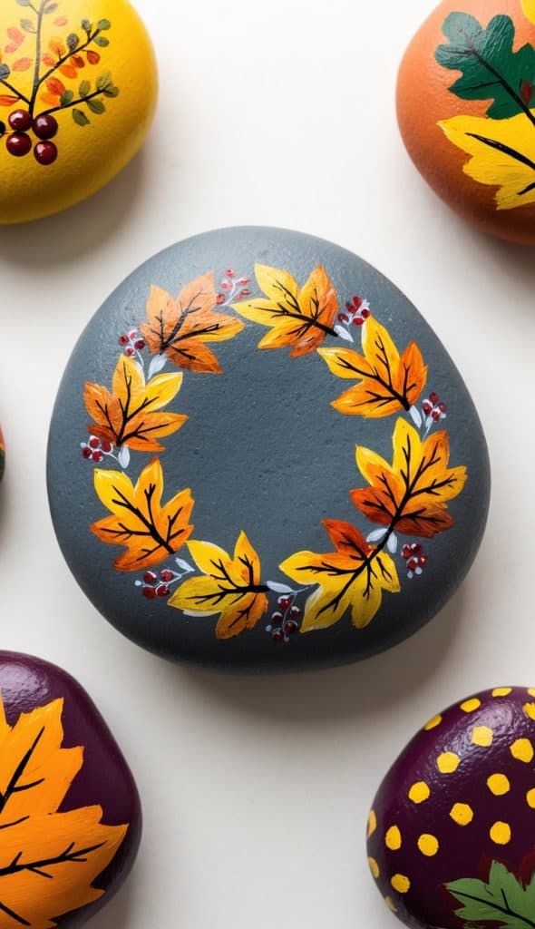 23 Fall Painted Rock Ideas: Creative Autumn Crafts for Your Seasonal Decor