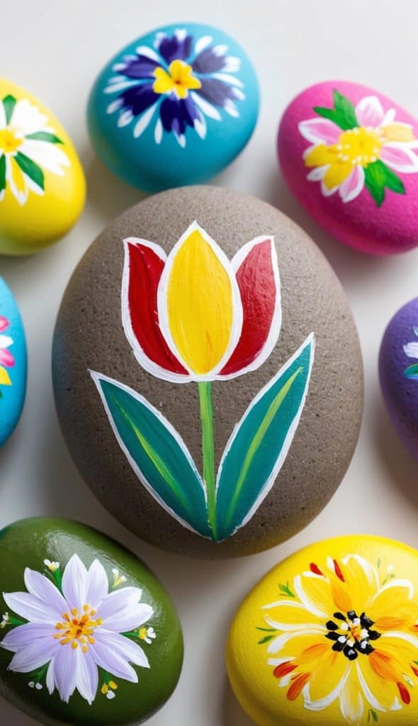 41 Spring Painted Rock Ideas: Fresh Designs for Your Garden This Season