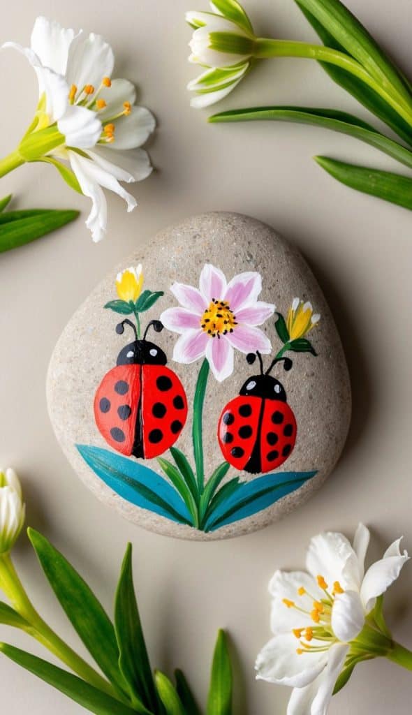 41 Spring Painted Rock Ideas: Fresh Designs for Your Garden This Season