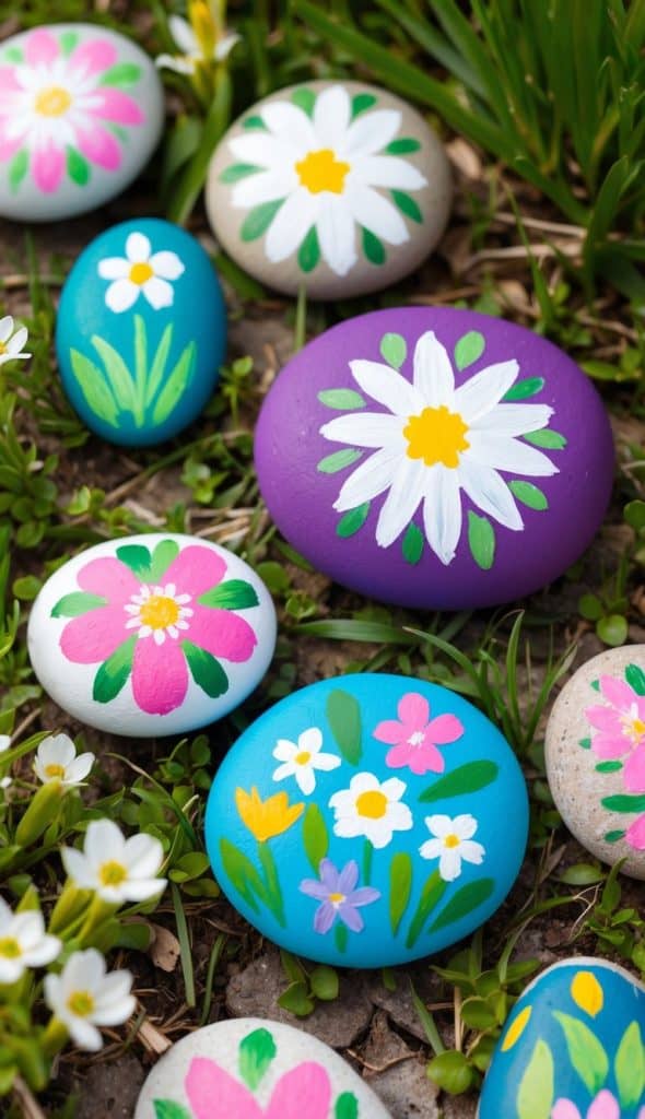 41 Spring Painted Rock Ideas: Fresh Designs for Your Garden This Season