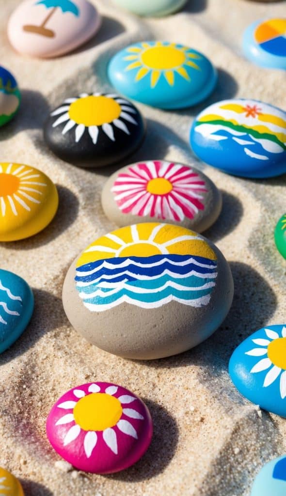 36 Summer Painted Rock Ideas: Easy and Fun Designs to Brighten Your ...