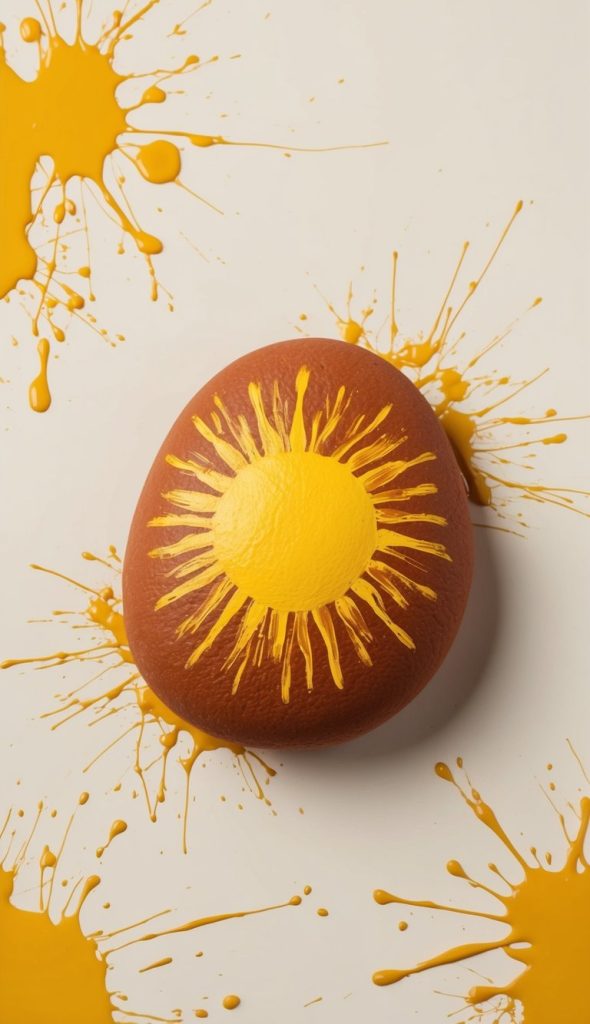 19 Sun Painted Rock Ideas: Brighten Your Day With Cheerful Celestial ...