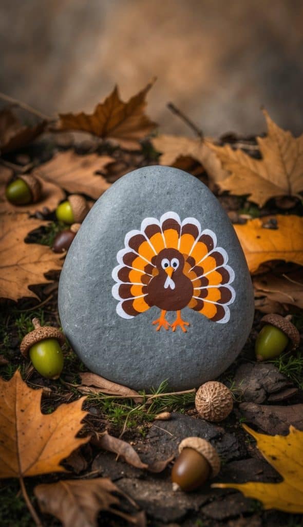 38 Turkey Painted Rock Ideas Perfect for Cozy Autumn Afternoons
