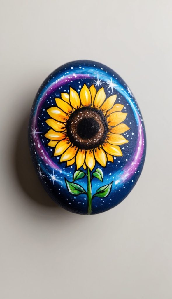 19 Sunflower Painted Rock Ideas: Bring Golden Joy to Your Collection ...