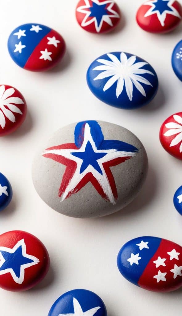 18 Patriotic Painted Rock Ideas: Creative Ways to Show Your American ...