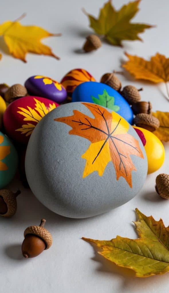 18 Autumn Painted Rock Ideas for Seasonal Decor - Today Mommy