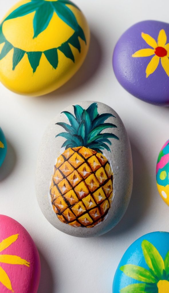 36 Summer Painted Rock Ideas: Easy and Fun Designs to Brighten Your ...