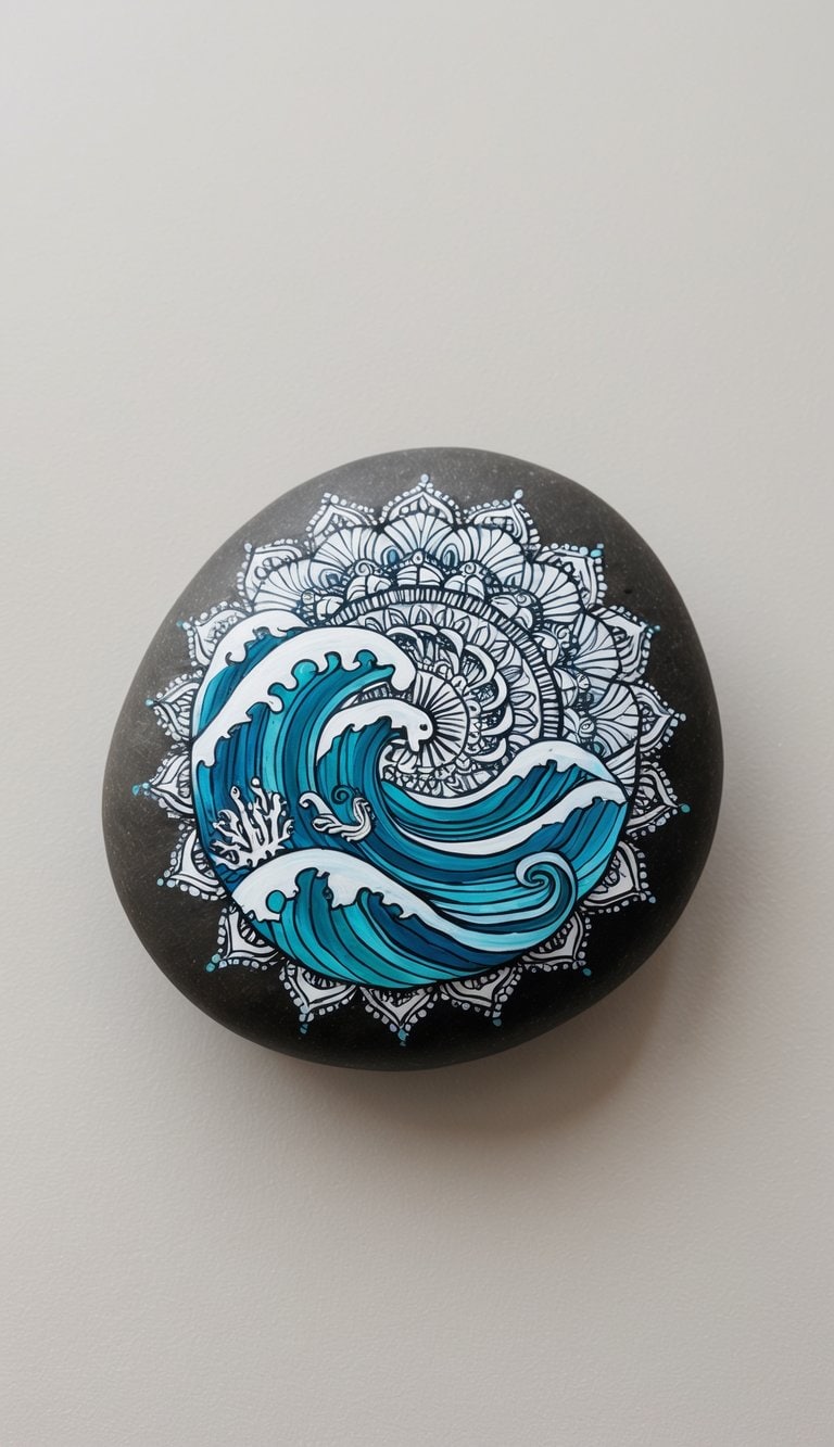 21 Ocean Painted Rock Ideas: Splash Into Nautical Creativity for Beach ...
