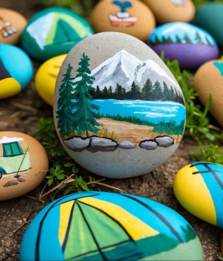 30 Camping Painted Rock Ideas: Bring Nature's Magic to Your Next ...