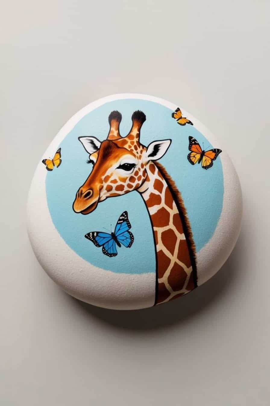 23 Giraffe Painted Rock Ideas: Create Your Own Safari Masterpieces