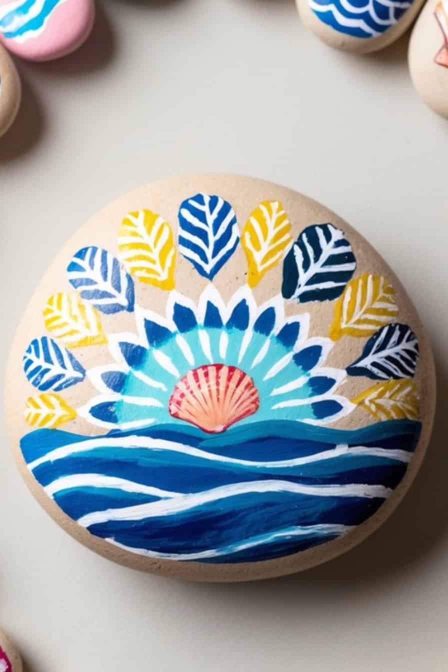 24 Beach Painted Rock Ideas: Creative Coastal Crafts for Summer Fun