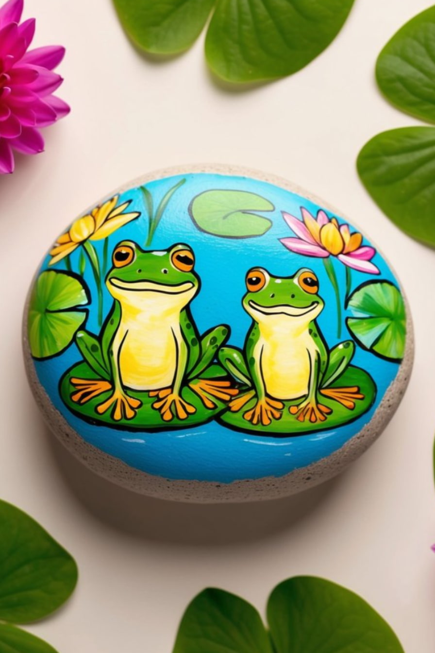 15 Frog Painted Rock Ideas: Fun Ways to Create Amphibian Art for Your ...