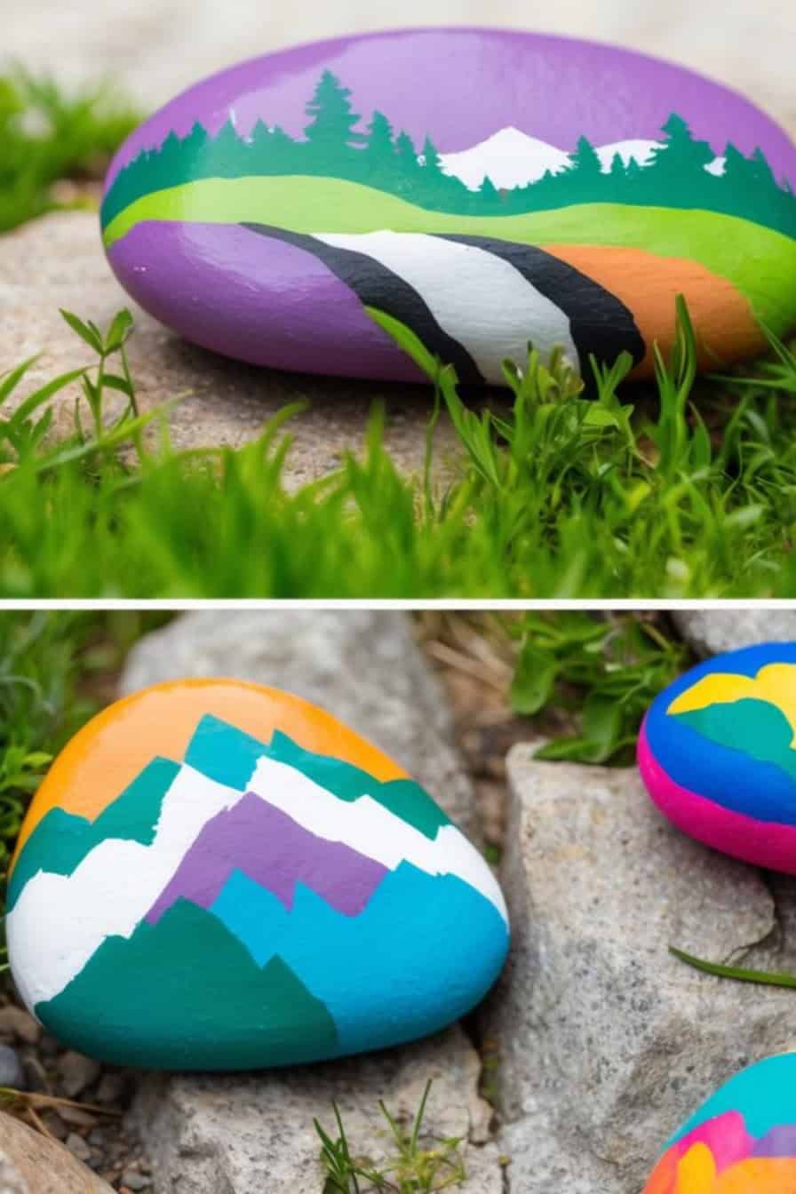 30 Camping Painted Rock Ideas: Bring Nature's Magic to Your Next ...