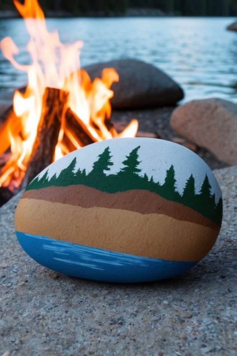 30 Camping Painted Rock Ideas: Bring Nature's Magic to Your Next ...