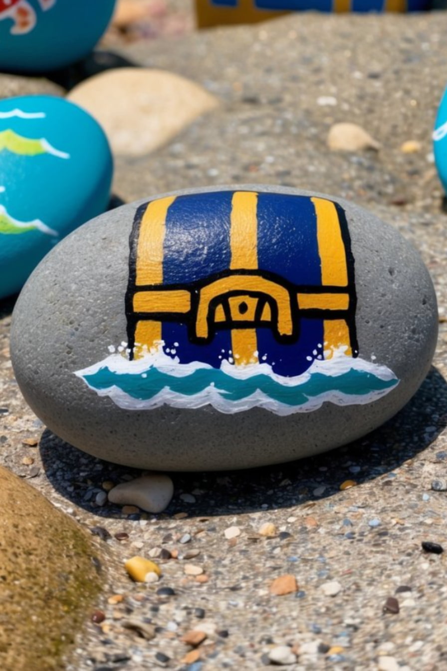 21 Ocean Painted Rock Ideas: Splash Into Nautical Creativity for Beach ...