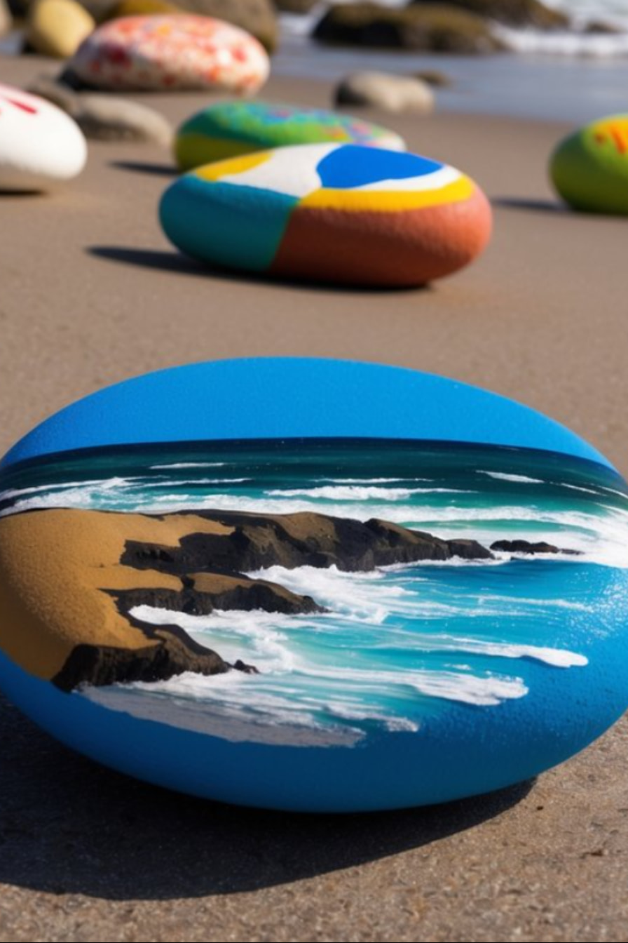 21 Ocean Painted Rock Ideas: Splash Into Nautical Creativity for Beach ...