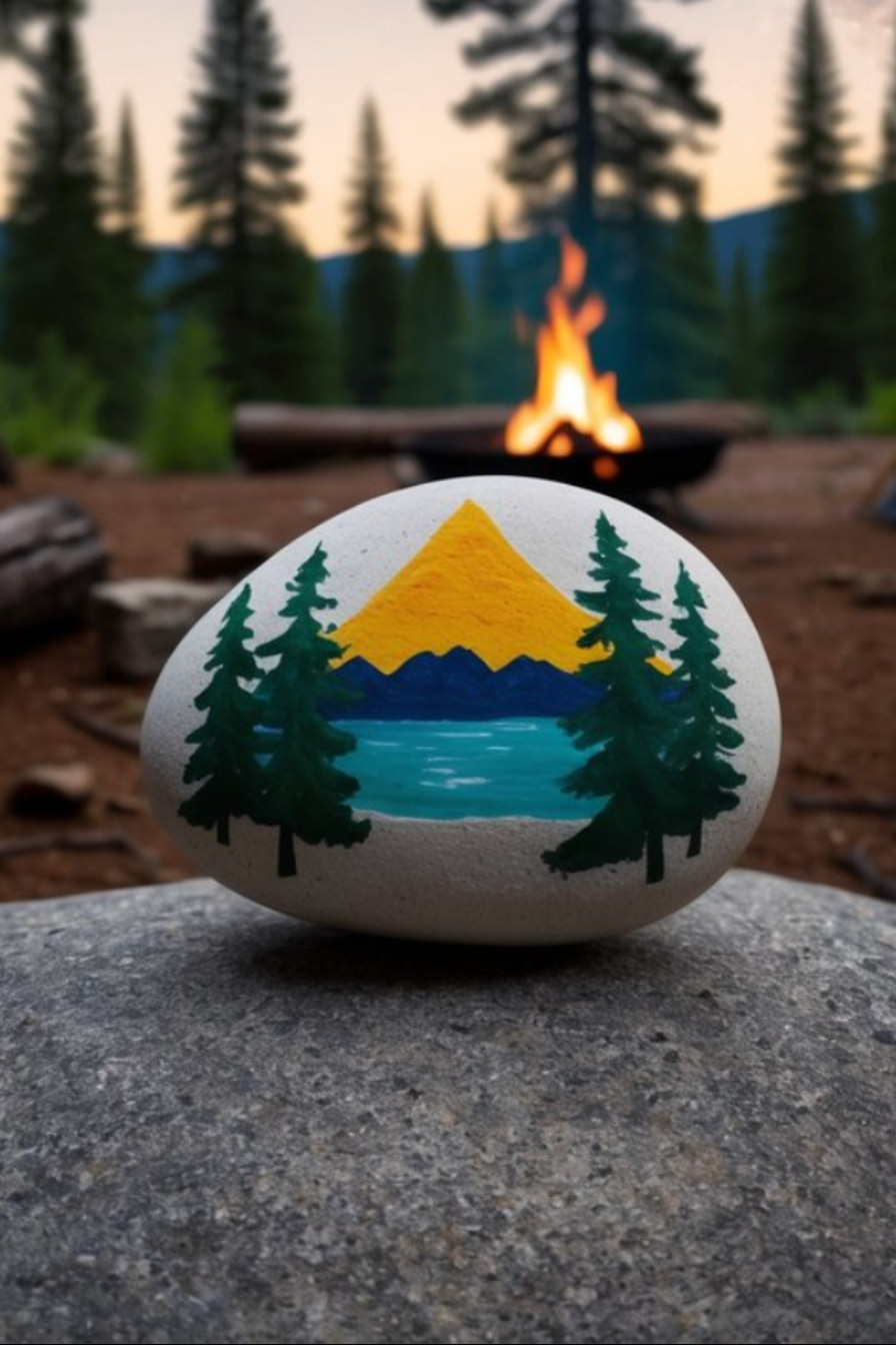 30 Camping Painted Rock Ideas: Bring Nature's Magic to Your Next ...