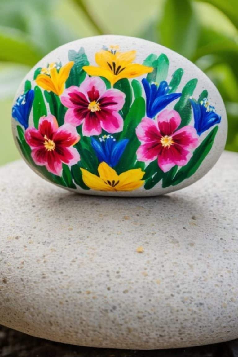 18 Beautiful Nature Painted Rock Ideas for Outdoor Inspiration: Bring ...