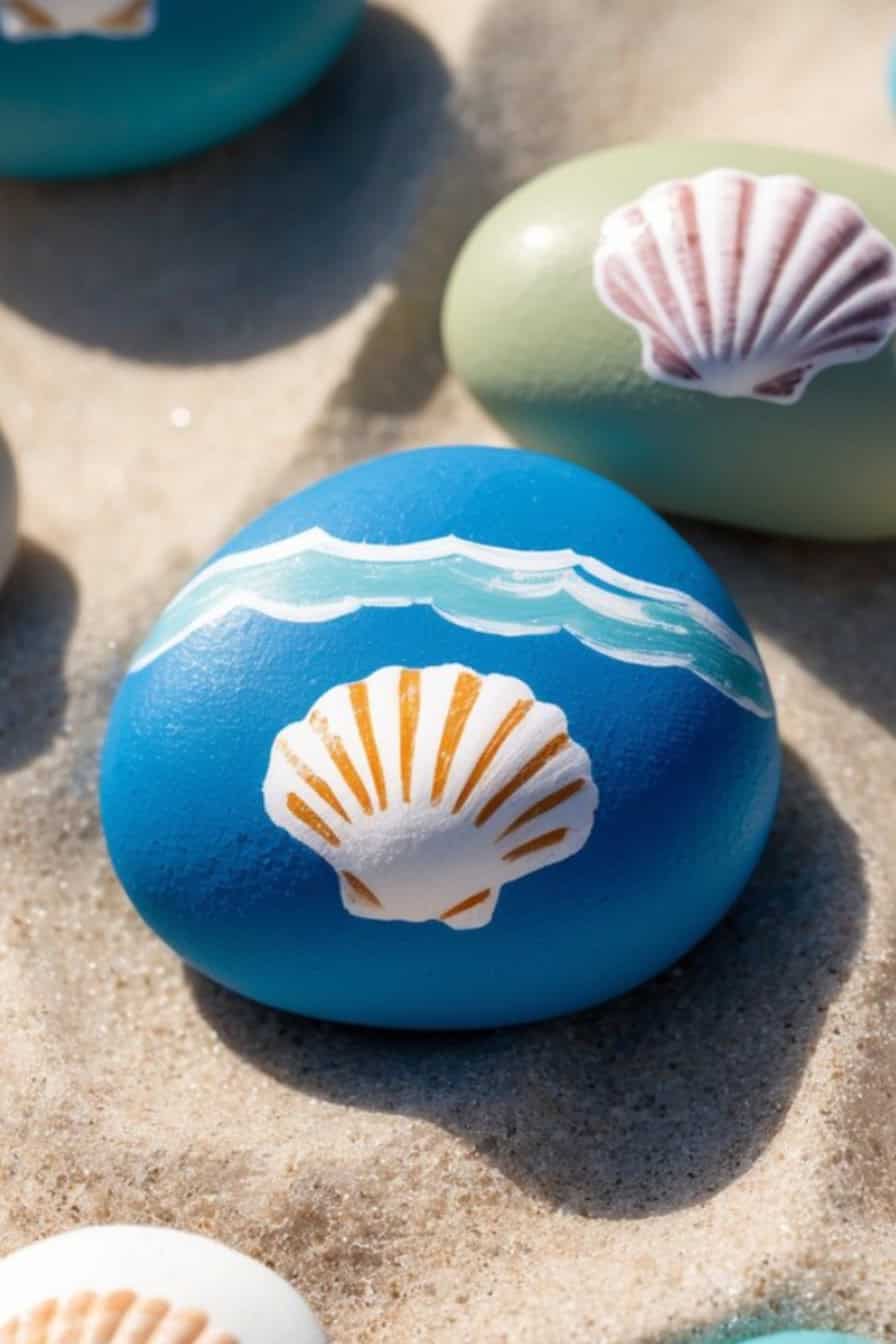24 Beach Painted Rock Ideas: Creative Coastal Crafts for Summer Fun