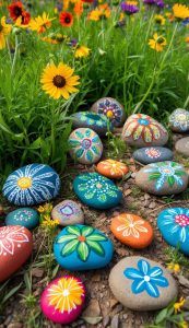 18 Beautiful Nature Painted Rock Ideas for Outdoor Inspiration: Bring ...