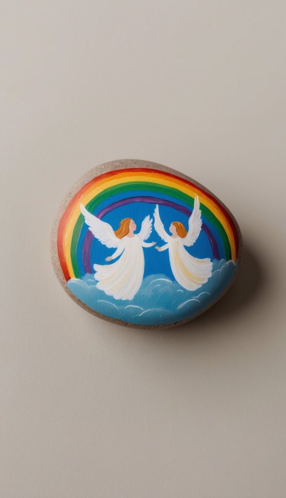 26 Angel Painted Rock Ideas: Heavenly Designs to Inspire Your Creative ...