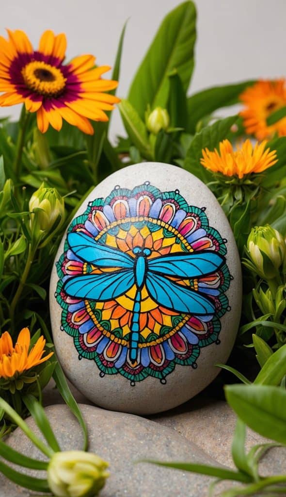 21 Dragonfly Painted Rock Ideas: Bringing Nature's Elegance to Your ...