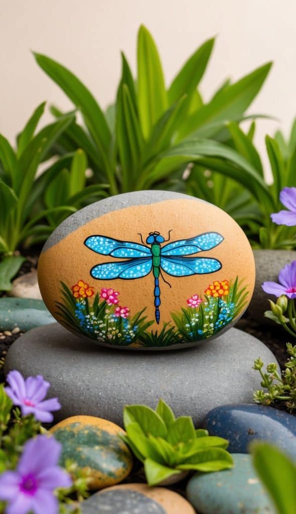 21 Dragonfly Painted Rock Ideas: Bringing Nature's Elegance to Your ...