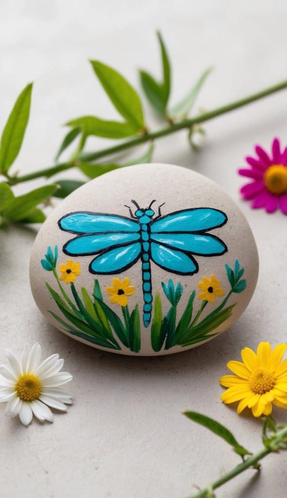 21 Dragonfly Painted Rock Ideas: Bringing Nature's Elegance to Your ...