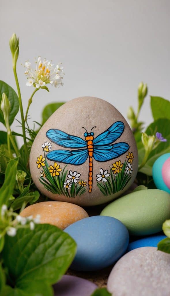 21 Dragonfly Painted Rock Ideas: Bringing Nature's Elegance to Your ...