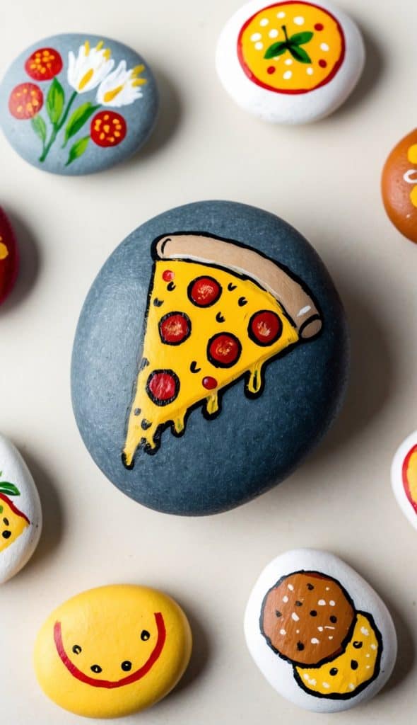 21 Food Painted Rock Ideas: Delicious Designs to Brighten Your Collection