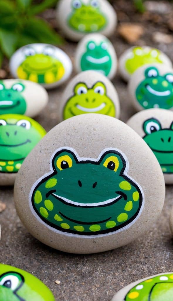 15 Frog Painted Rock Ideas: Fun Ways to Create Amphibian Art for Your ...