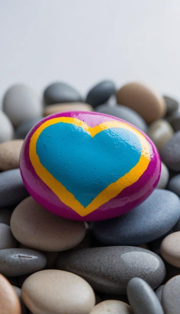 22 Heart Painted Rock Ideas: Creative Ways to Share Love and Joy