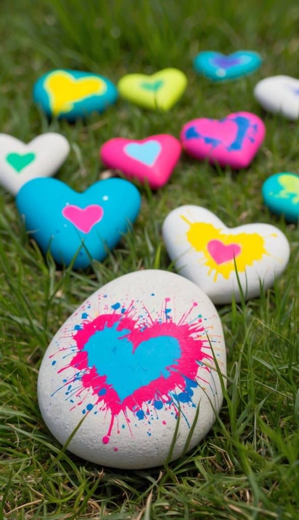 22 Heart Painted Rock Ideas: Creative Ways to Share Love and Joy