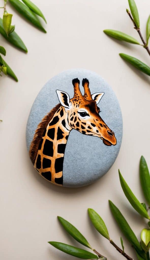 23 Giraffe Painted Rock Ideas: Create Your Own Safari Masterpieces