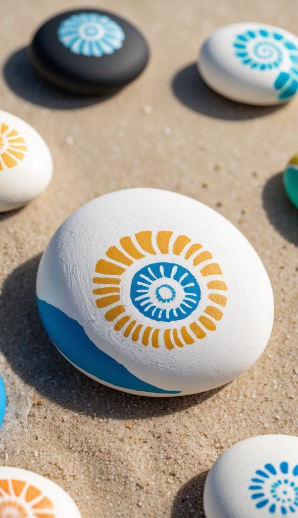 24 Beach Painted Rock Ideas: Creative Coastal Crafts for Summer Fun