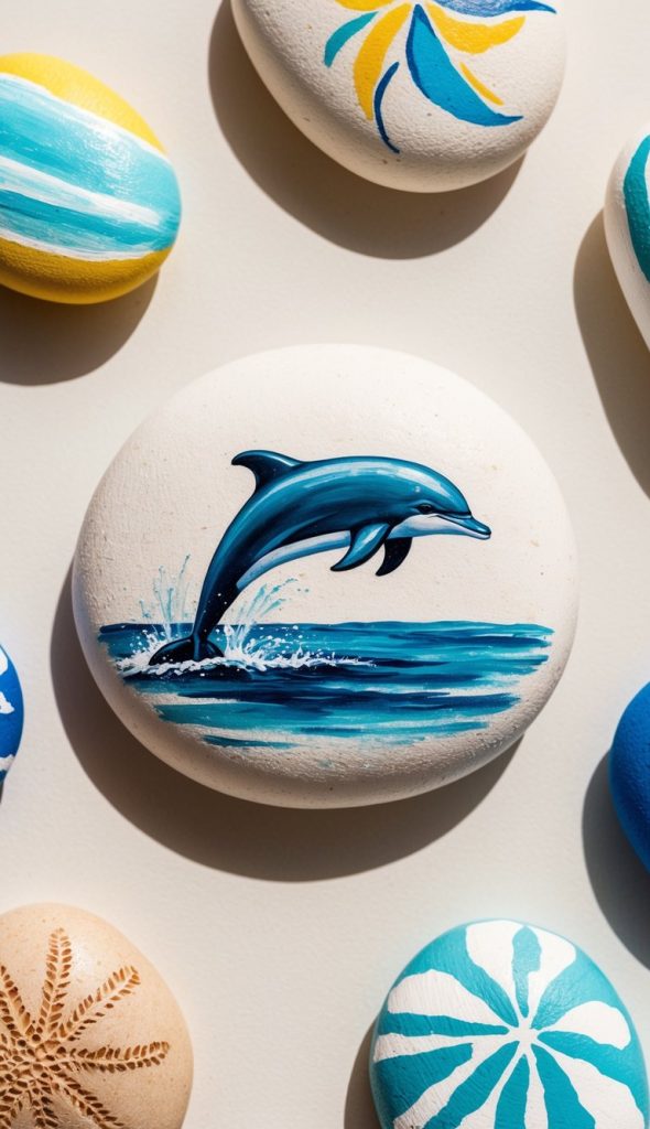 24 Beach Painted Rock Ideas: Creative Coastal Crafts for Summer Fun
