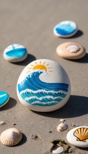 24 Beach Painted Rock Ideas: Creative Coastal Crafts for Summer Fun