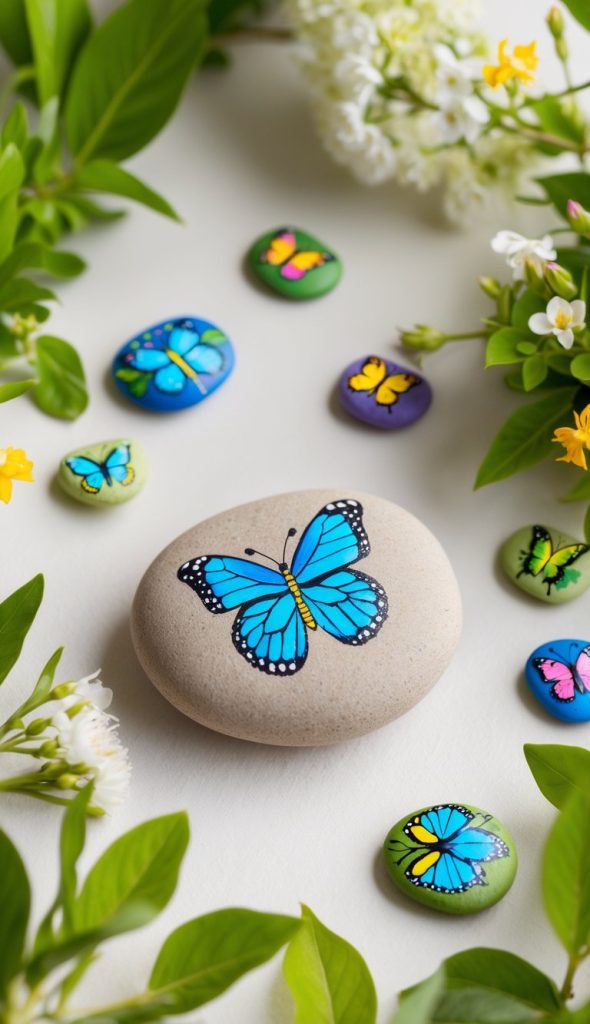 18 Beautiful Nature Painted Rock Ideas for Outdoor Inspiration: Bring ...