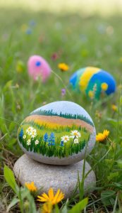 18 Beautiful Nature Painted Rock Ideas for Outdoor Inspiration: Bring ...