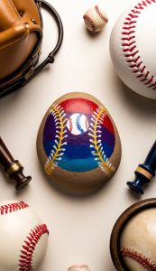 16 Baseball Painted Rock Ideas: Creative Designs for Sports Fans to ...